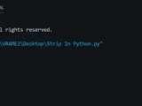 Python Strip Usage Examples And Syntax