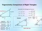 Trigonometry Comparison Of Right Triangles Mathematics Learning Portal