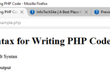 How To Start Php With Basic Coding Scripts Infotechsite