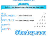 C Program To Print Star Pattern C Program To Print Triangle Of Stars