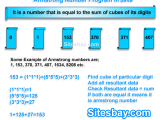Armstrong Number Program In Java Java Program