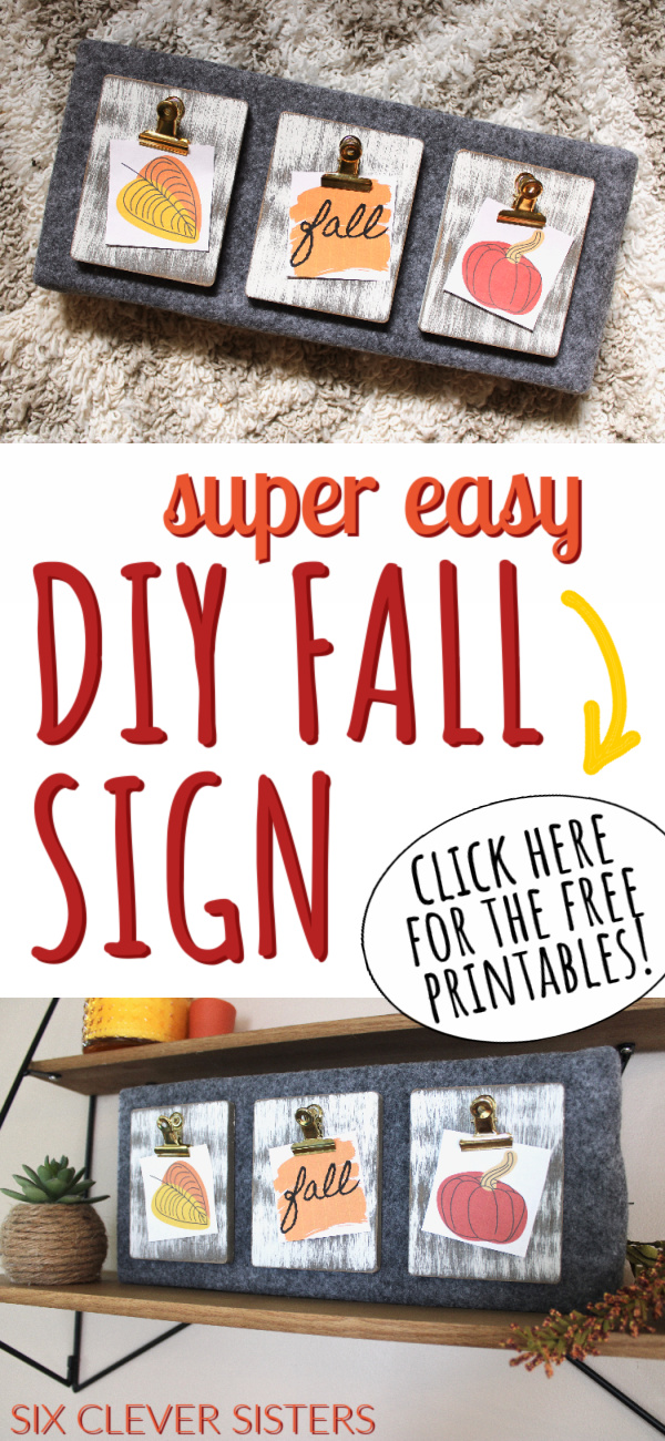 Fall Sign - Six Clever Sisters