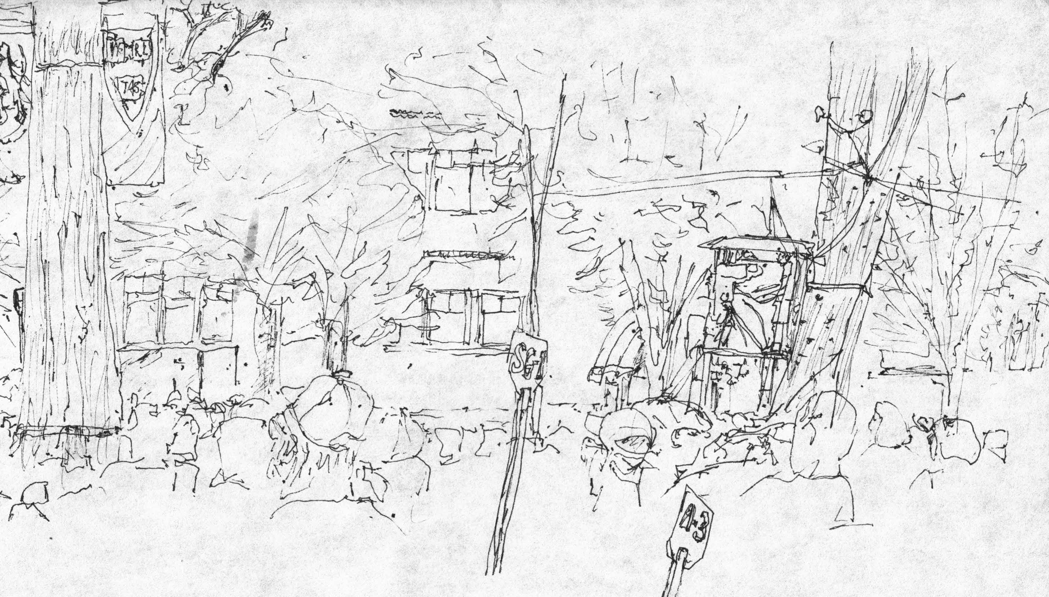 Harvard Commencement – Sketches