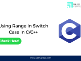 Using Range In Switch Case In C C