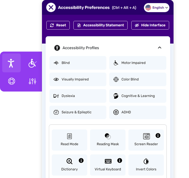 All In One Accessibility Web Accessibility Widget