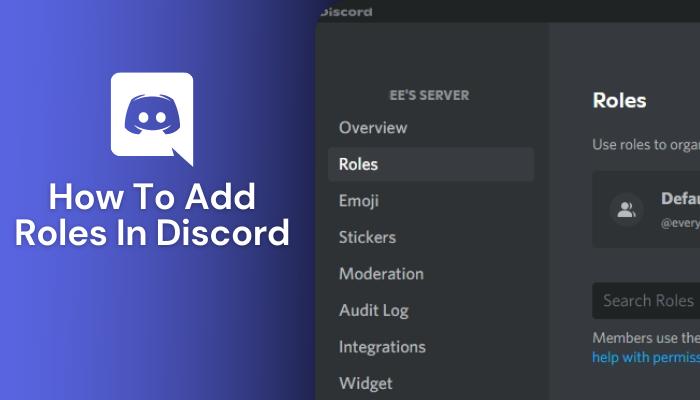 How To Add Roles In Discord: Know Everything Here - SkyTechosting