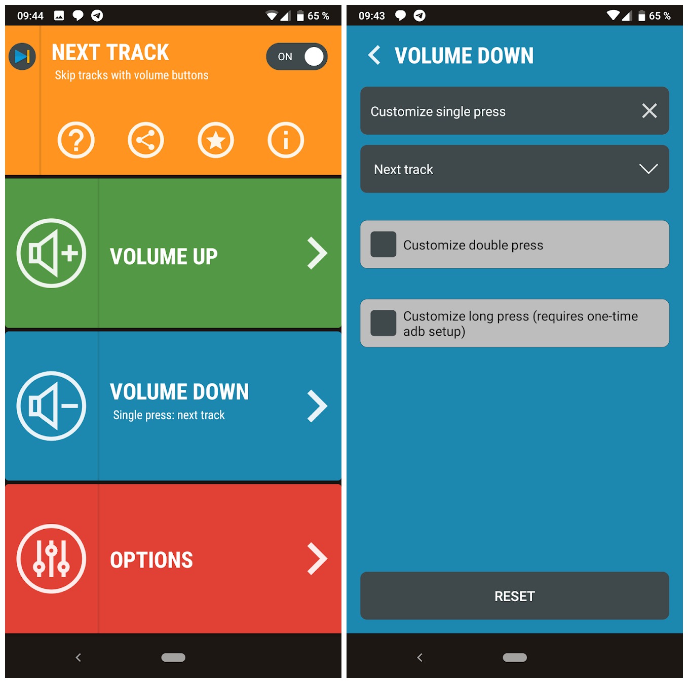 "Next Track" für Android: Zum nächsten Titel springen per Lautstärketaste