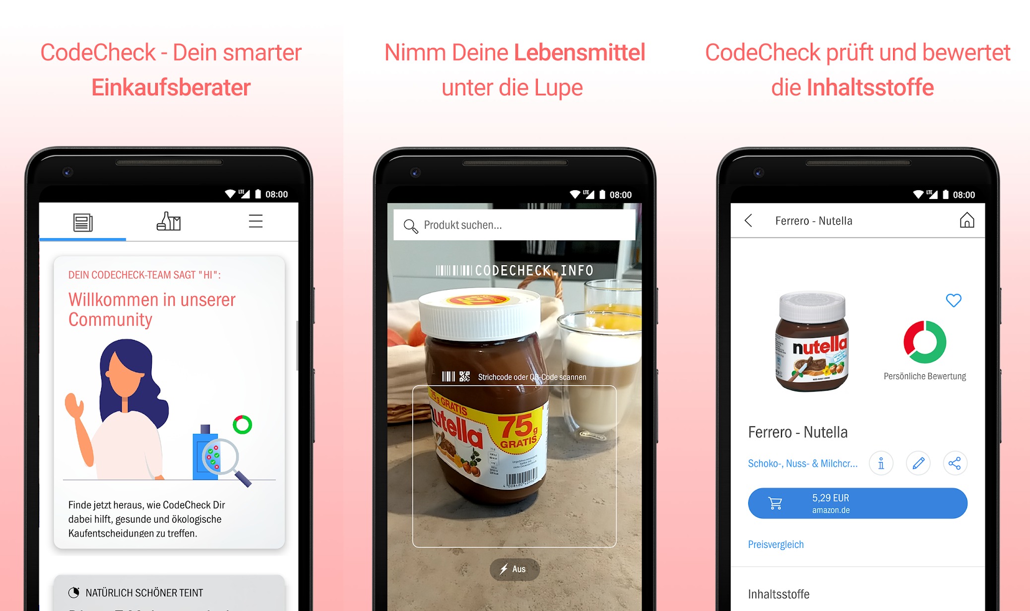 CodeCheck: Lebensmittel-Scan-App verrät Inhaltsstoffe und mehr