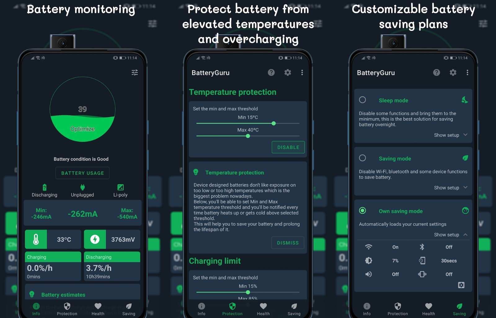 BatteryGuru für Android soll helfen Akkulaufzeiten zu verlängern