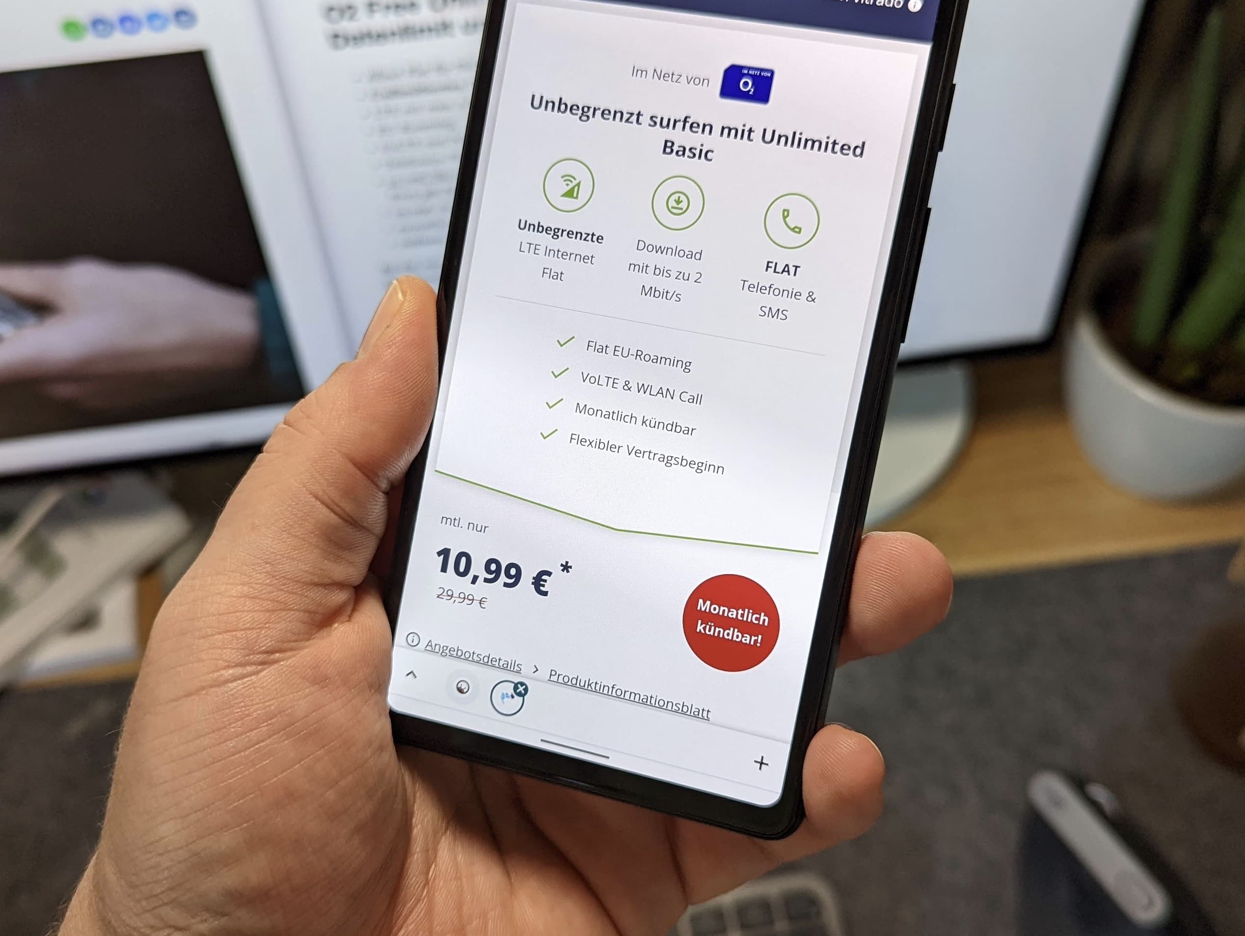 Letzte Chance: O2 Free Unlimited Basic Tarif für 10,99 Euro/Monat