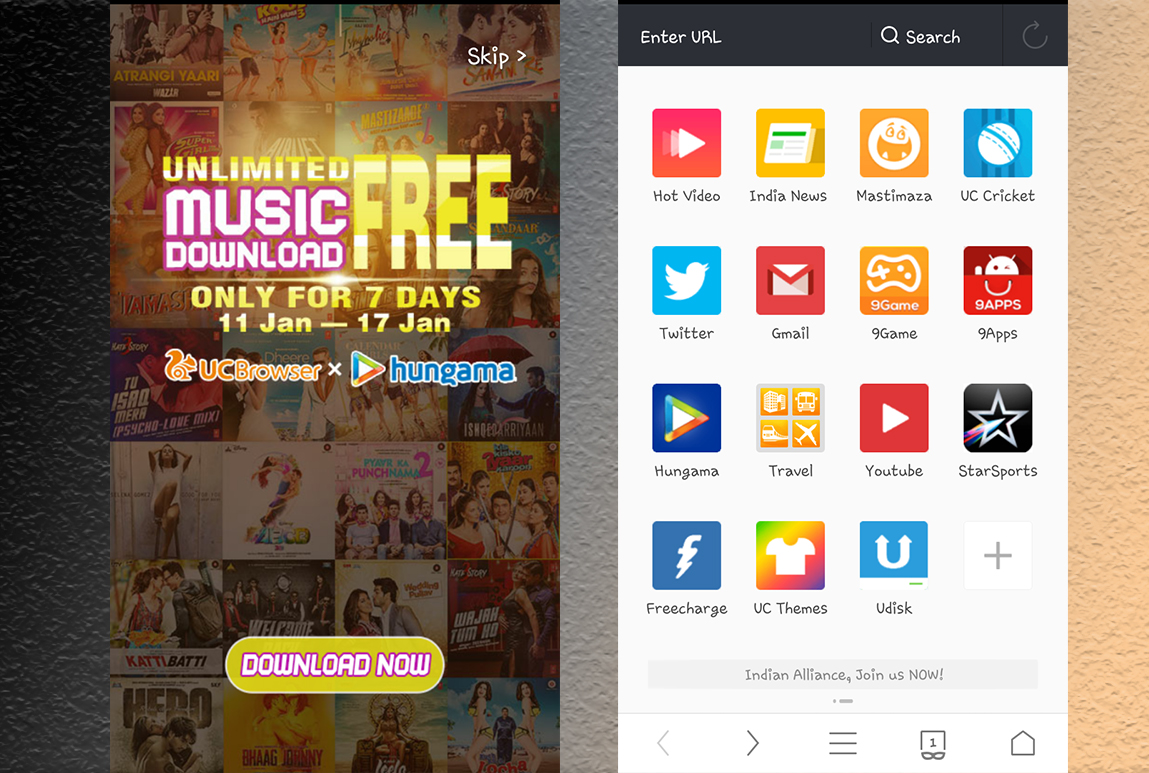 Download over 2 million songs for free via UC Browser - Smartprix Bytes