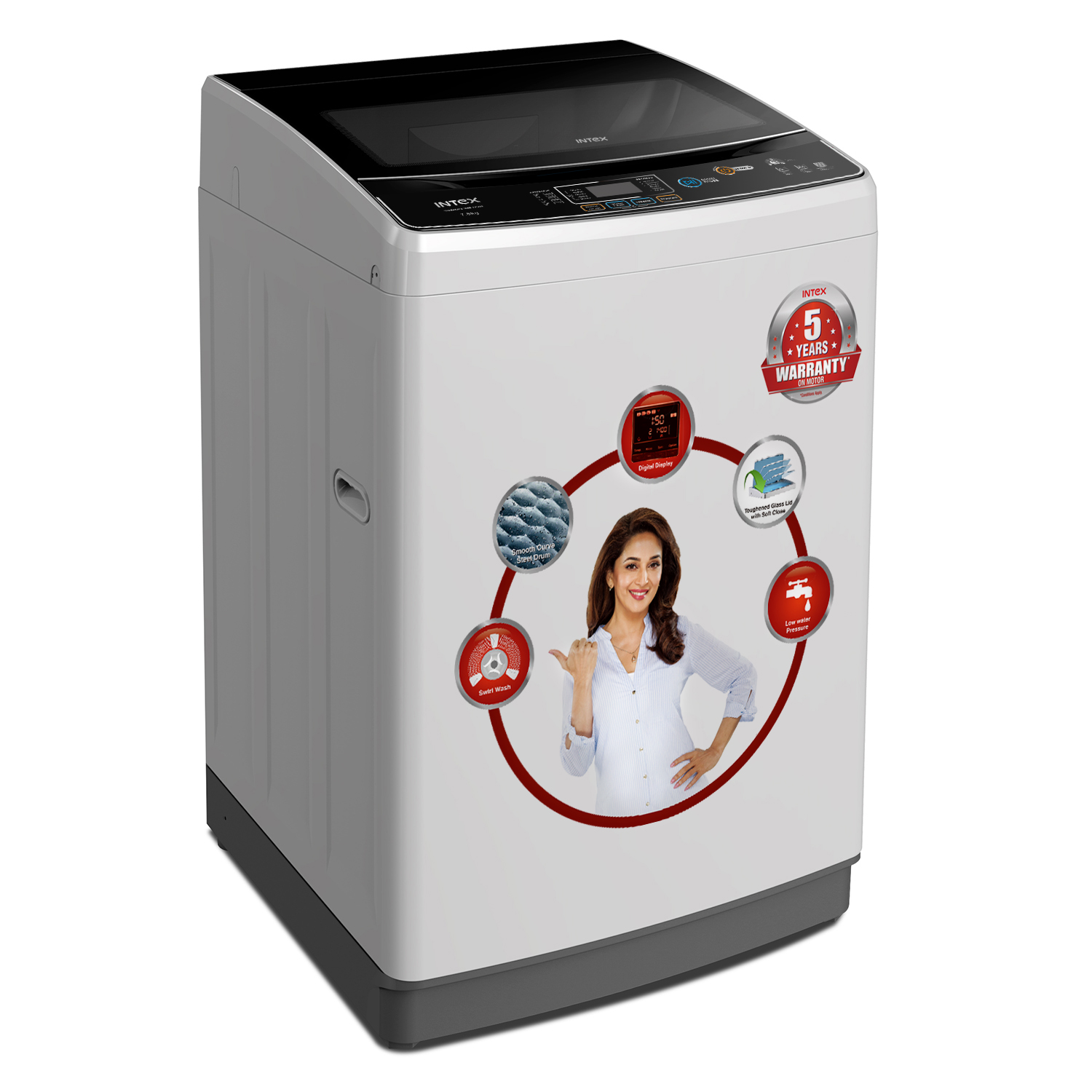 Intex Fully Automatic Washing Machine (WMFT75BK) Launched At 21,900 INR ...