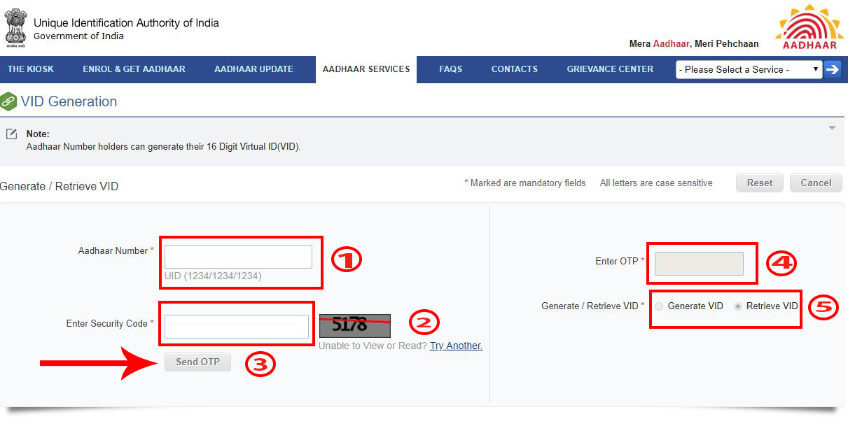 How To Create or Recover Aadhaar Virtual ID Number - Smartprix Bytes