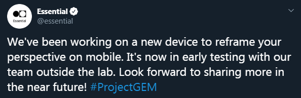 Essential Project Gem phone has an essentially distinct design ...