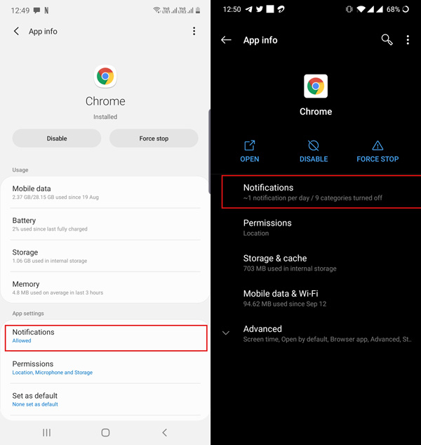 How to disable website notifications on Chrome on Android Phones ...