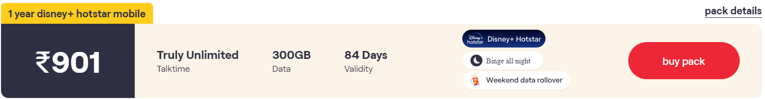 These new Vi prepaid recharge plans offer 3GB of data, Disney+Hotstar ...