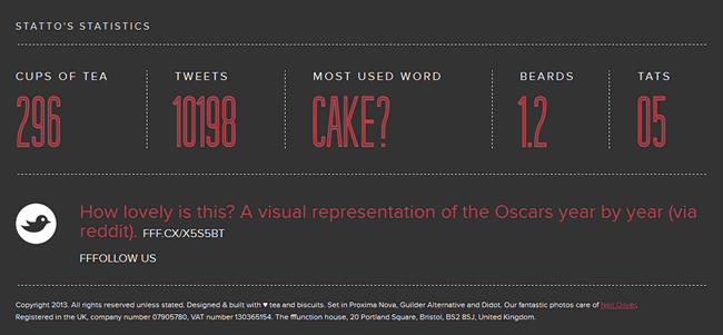 Website Footers Design Gallery | Smiley Cat