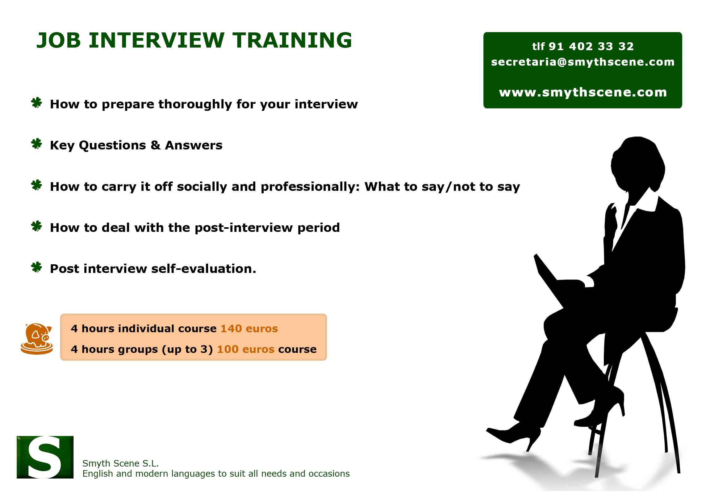 2H/4H-JOB INTERVIEW TRAINING - Smyth Academy Madrid
