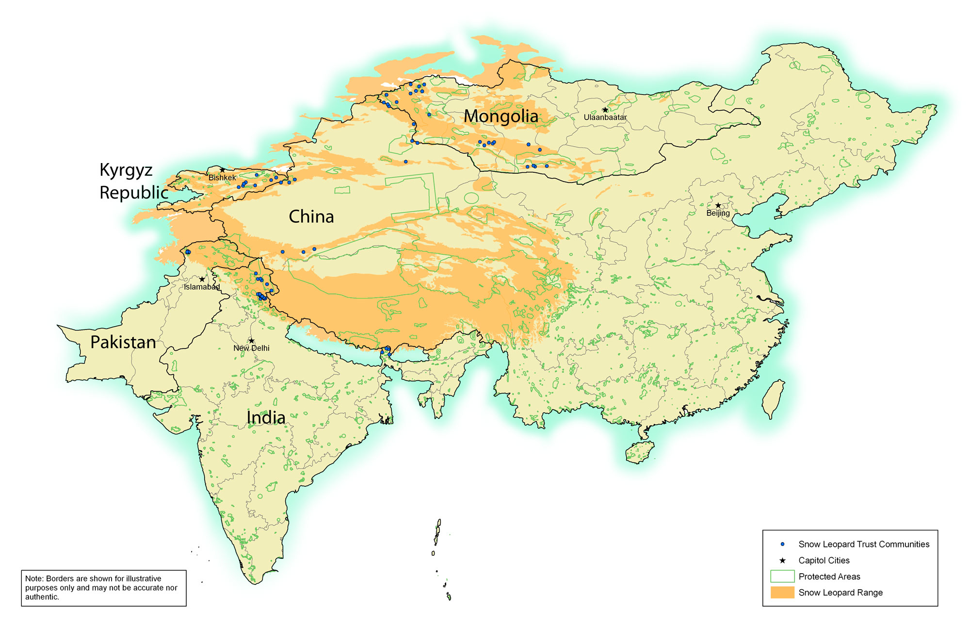Where We Work - Snow Leopard Trust