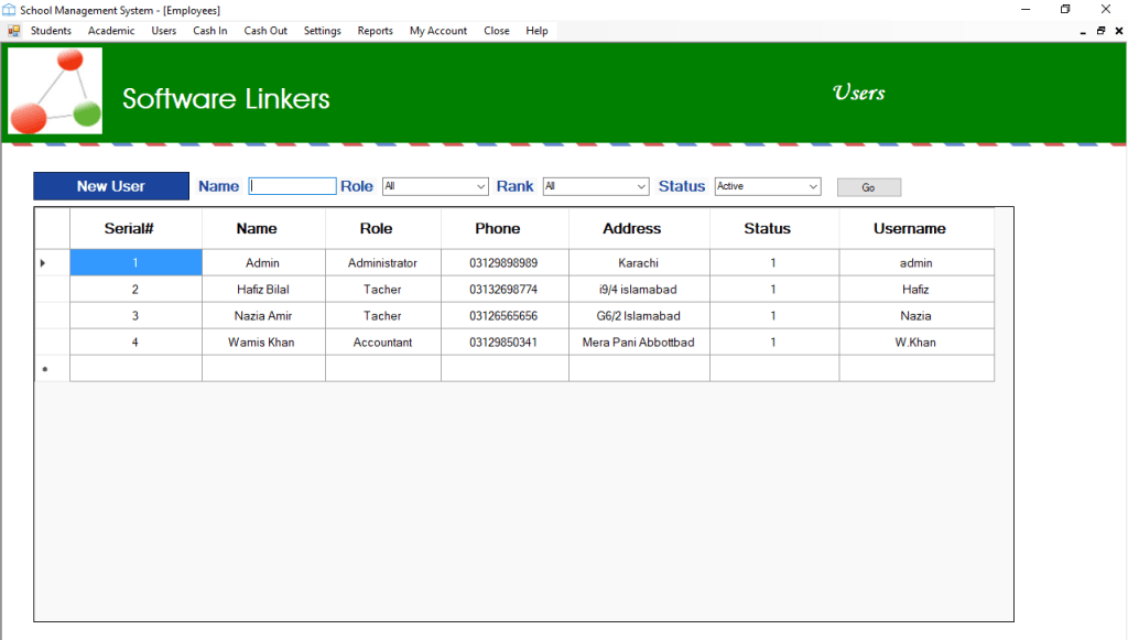 Requirements Of School Management System | School Software