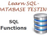 Sql Functions Software Testing Classes Software Testing Class
