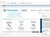 Testcomplete Tool Workbench Software Testing Class