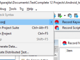 Record Test Software Testing Class