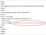 Vbscript Loops For Loop Do Loop And While Loop