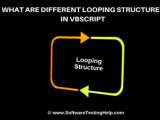 Vbscript Loops For Loop Do Loop And While Loop