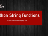 Python String Functions