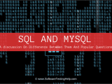 Difference Between Sql Vs Mysql Vs Sql Server With Examples