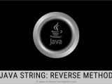 Java Reverse String Tutorial With Programming Examples