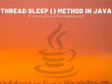 Thread Sleep Thread Sleep Method In Java With Examples