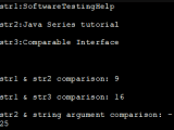 Comparable Interface Java
