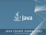 Escape Characters Or Escape Sequences In Java