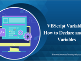 Vbscript Variables How To Declare And Use Variables Vbscript Dim