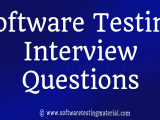 Top 160 Software Testing Interview Questions Answers