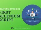 First Selenium Webdriver Script Selenium Tutorial