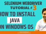Selenium Webdriver Tutorial 3 How To Install Java On Windows Os