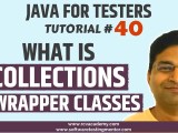 Java For Testers 40 Collections In Java Wrapper Classes In Java