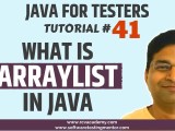 Java For Testers 41 Arraylist In Java Tutorial With Examples