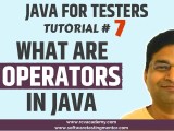 Java For Testers 7 Operators In Java Introduction And Examples