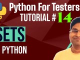 Python For Testers 14 Sets In Python Python Beginners Tutorial