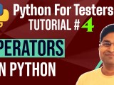 Python For Testers 4 Operators In Python Software Testing Mentor