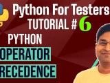 Python For Testers 6 Python Operator Precedence Order Of Evaluation