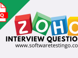 Zoho Latest Java Selenium Interview Questions 2025
