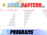 New Character Number Star Patterns Program In Java 2024