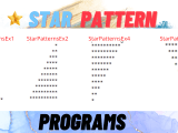 New Character Number Star Patterns Program In Java 2024