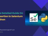 Assertion In Selenium Python A Guide On Assertions In Selenium
