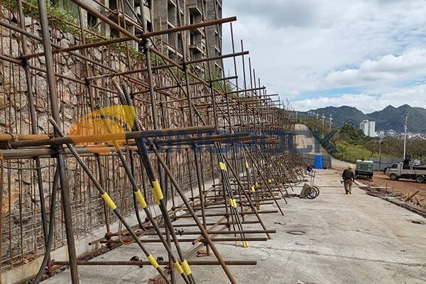 Xingyi Normal University for Nationalities Retaining Wall Reinforcement ...